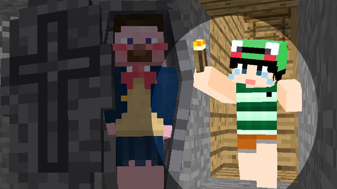 [루태] 우리 집 지하실에는.. [마인크래프트 모드 스토리 리뷰 '관 모드' *단편*] Minecraft Coffin Mod ...