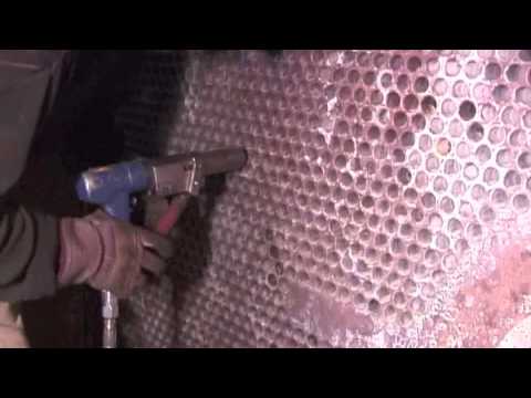 Condenser Retubing - Tube Cutting - YouTube