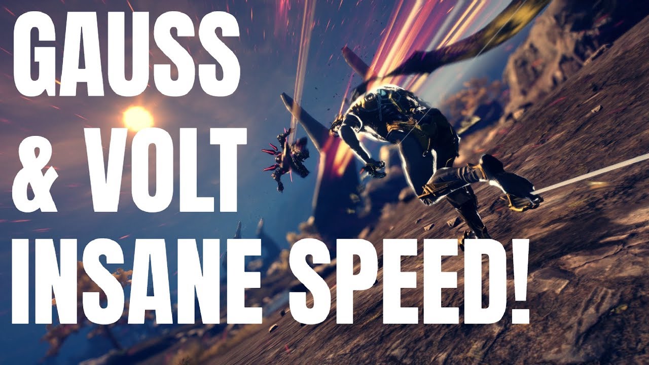 Warframe: GAUSS + VOLT = INSANE SPEED!!!!!!!! - YouTube