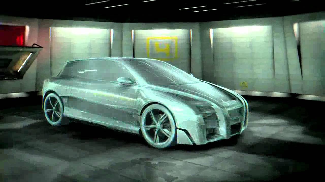 A Cool 3D Car Design Animation.avi - YouTube