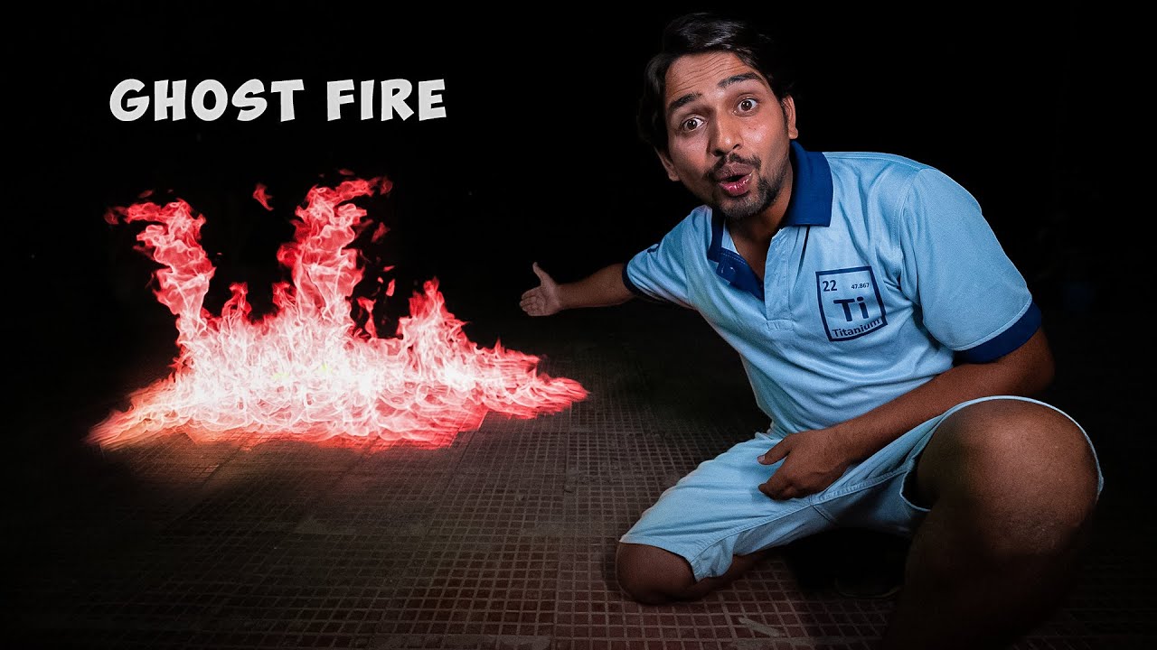 We Create Red Ghost Fire - 100% Real - YouTube