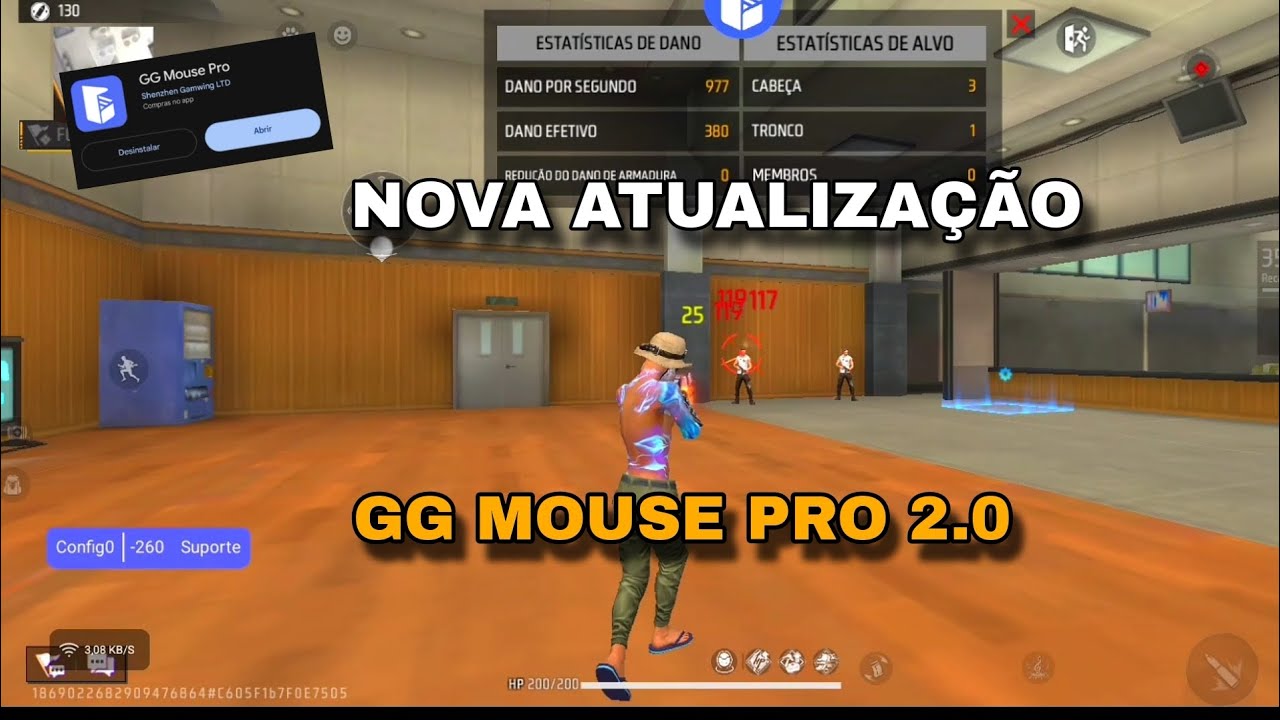 TESTEI A NOVA ATUALIZAÇÃO DO GG MOUSE PRO!!! - YouTube