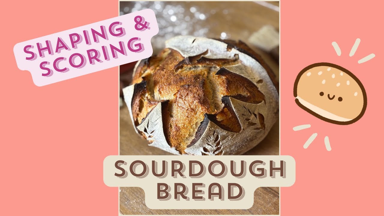 Mesmerizing Sourdough Boule Shaping & Scoring | Artisan Bread Baking 🍞🎶 ...