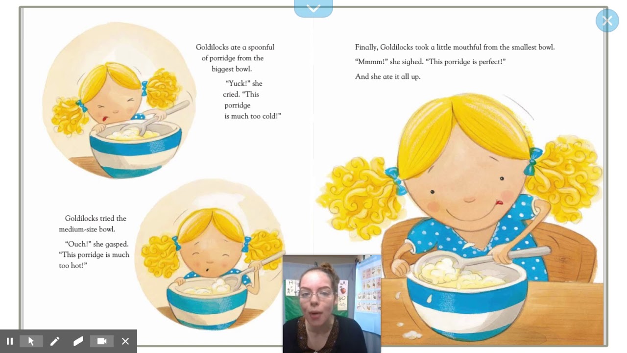 Goldilocks and the Three Bears retold by Sarah Delmege - YouTube