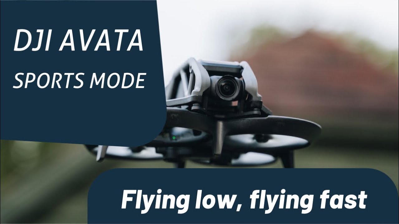 DJI Avata Sport Mode - Low and Fast - YouTube