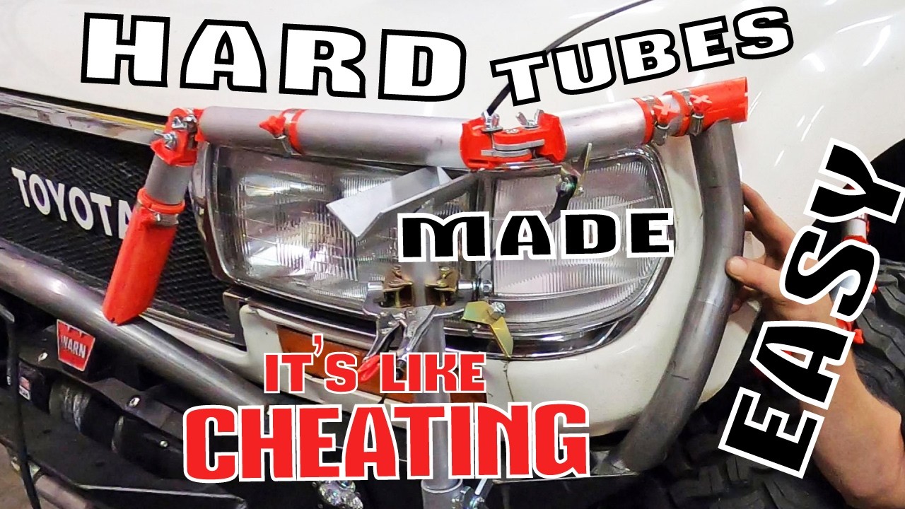 How to Bend HARD Tubes the EASY way - Custom Bumper Fab w/ Tube Bending ...