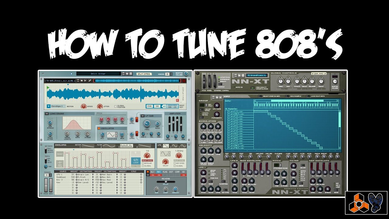 How to Easily Tune 808's and Kicks in Reason 10 - YouTube