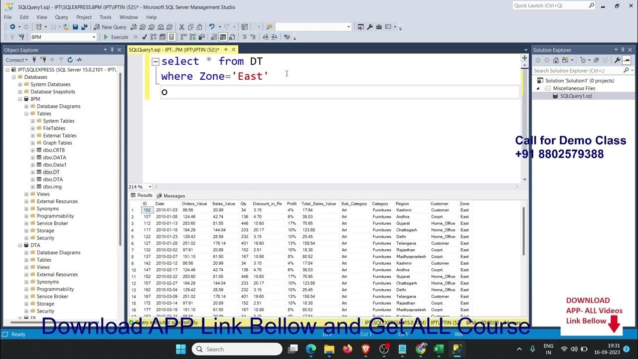 How To Write Basic Sql Statements Select From Select Statement And Where Clause With Example