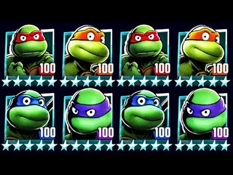 ALL PLATINUM CLASSIC TURTLES TMNT LEGENDS! - YouTube
