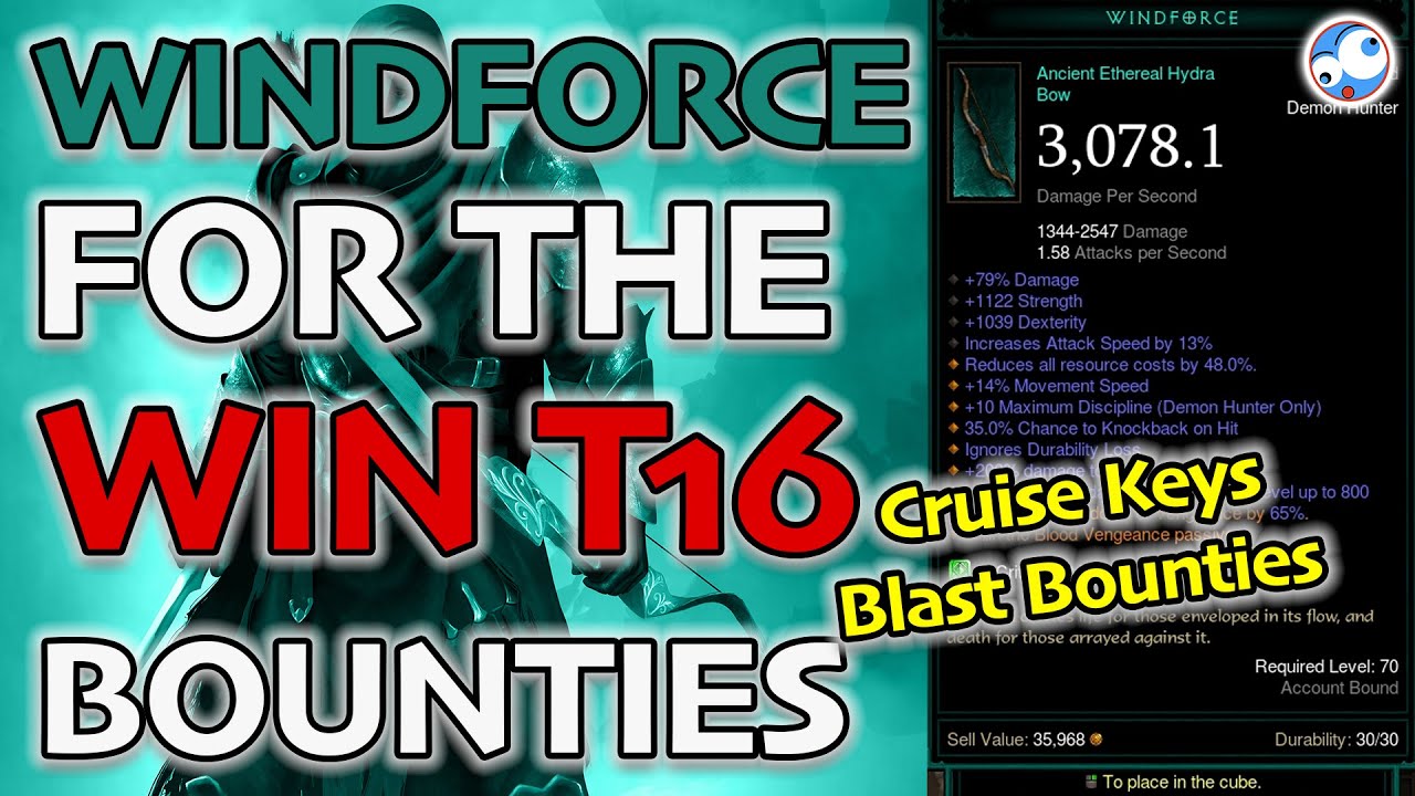 Windforce for the win - Cruise Keys and Blast Bounties with the Demon ...