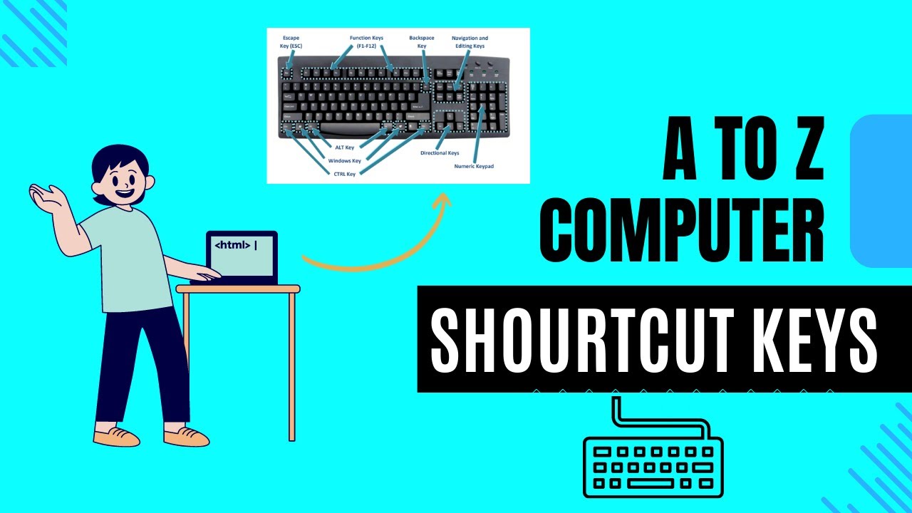A to Z shortcut Keys for Computer 😎 - YouTube