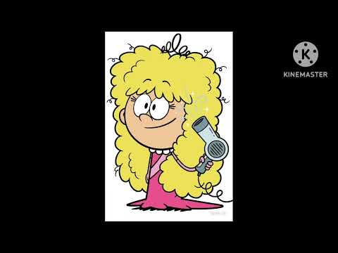 Lola Loud Gets Wet Dry and Fluffy Hair 