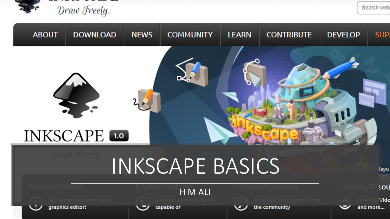 INKSCAPE BASICS: ZOOM IN/OUT CANVAS - YouTube