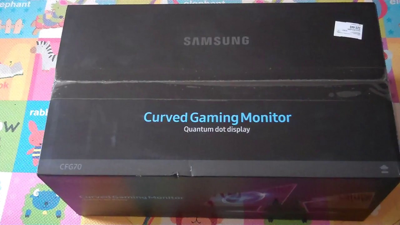Unboxing: Samsung C24FG70 - YouTube