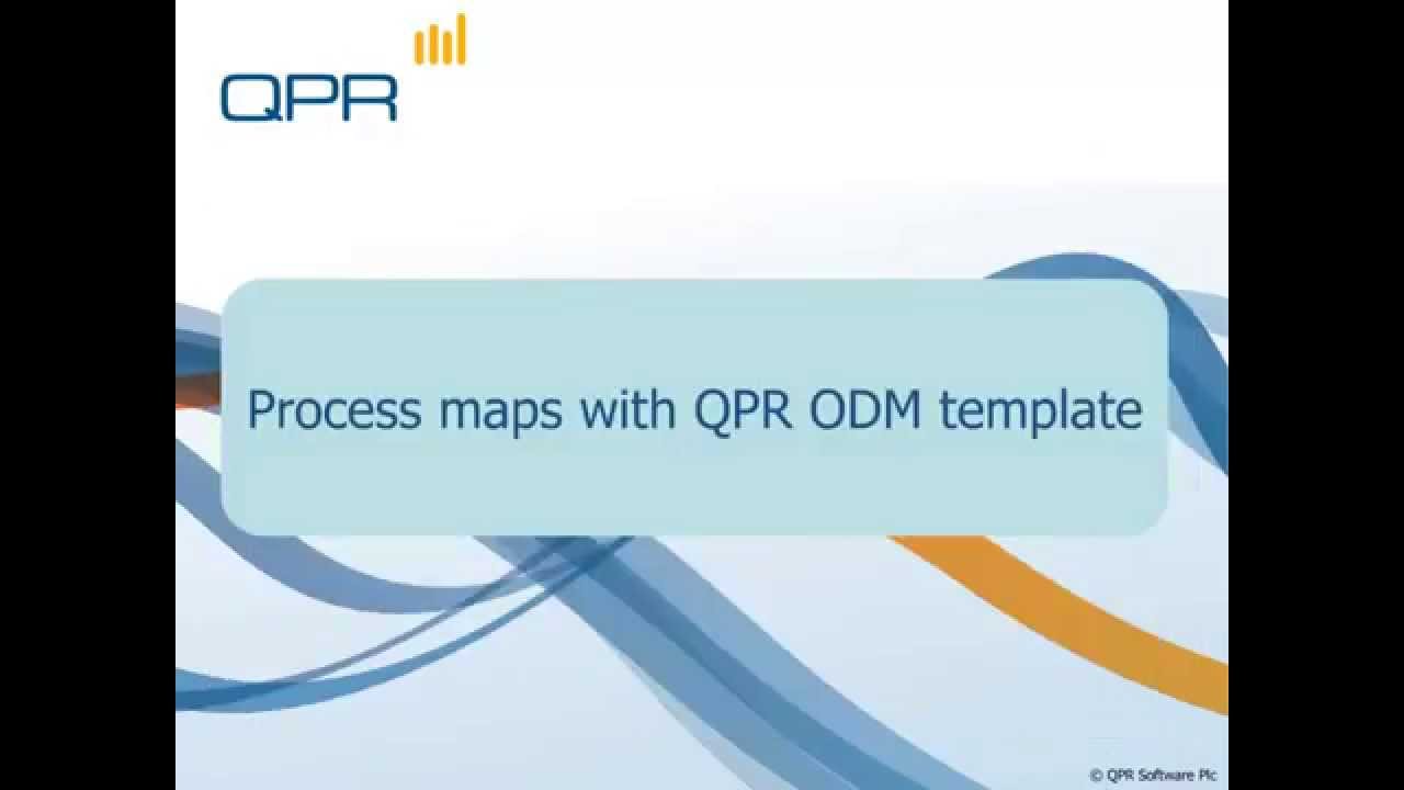 Process Management with QPR ODM Template - YouTube