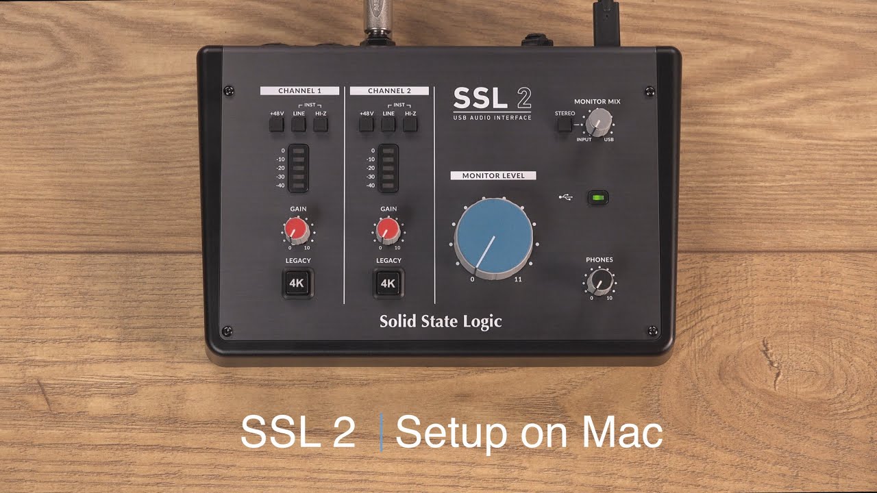 SSL 2 Setup On Mac - YouTube