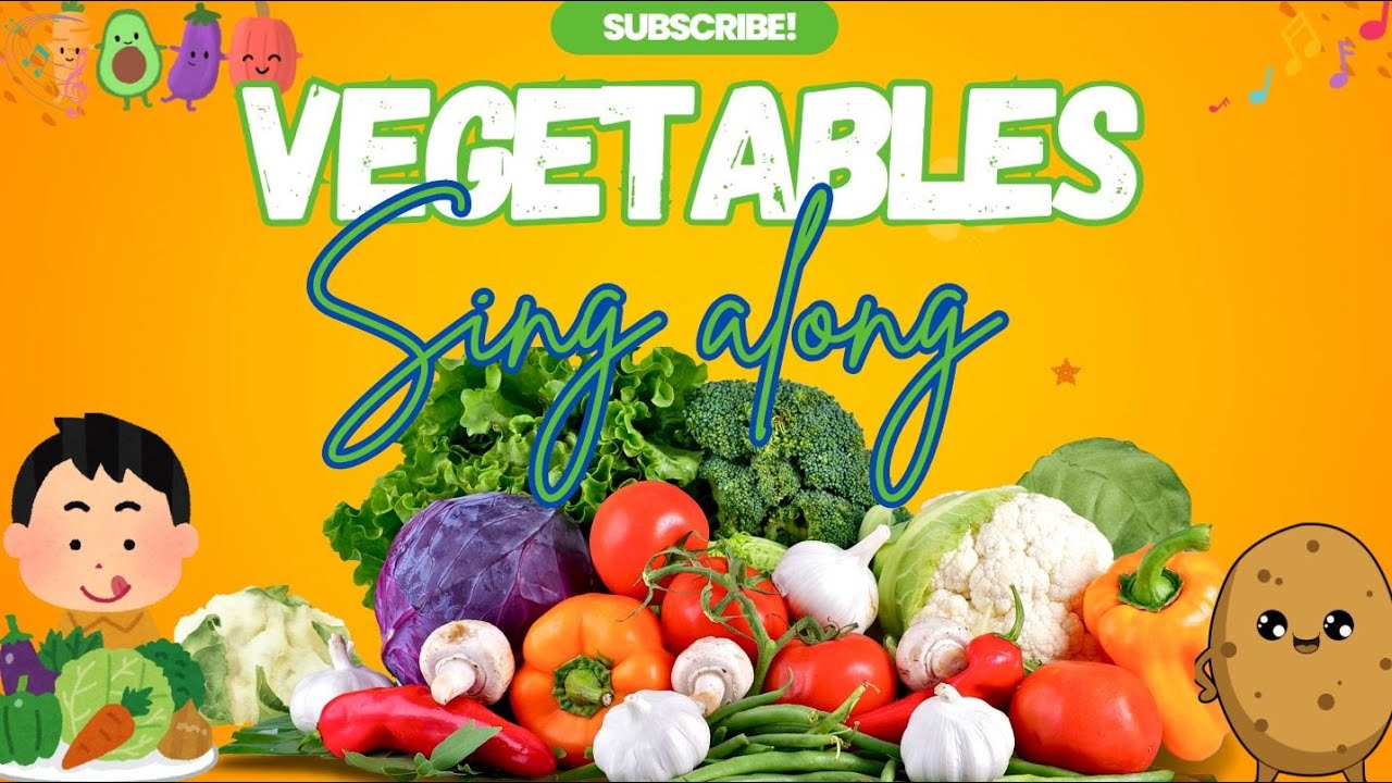 Vegetable sing along | Kids Songs | Learn about vegetables - YouTube