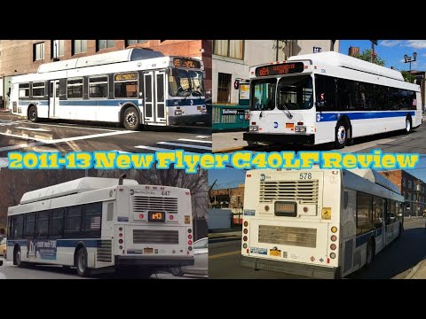 NYC Bus & MTA Bus Company | 2011-13 New Flyer C40LF Review - YouTube