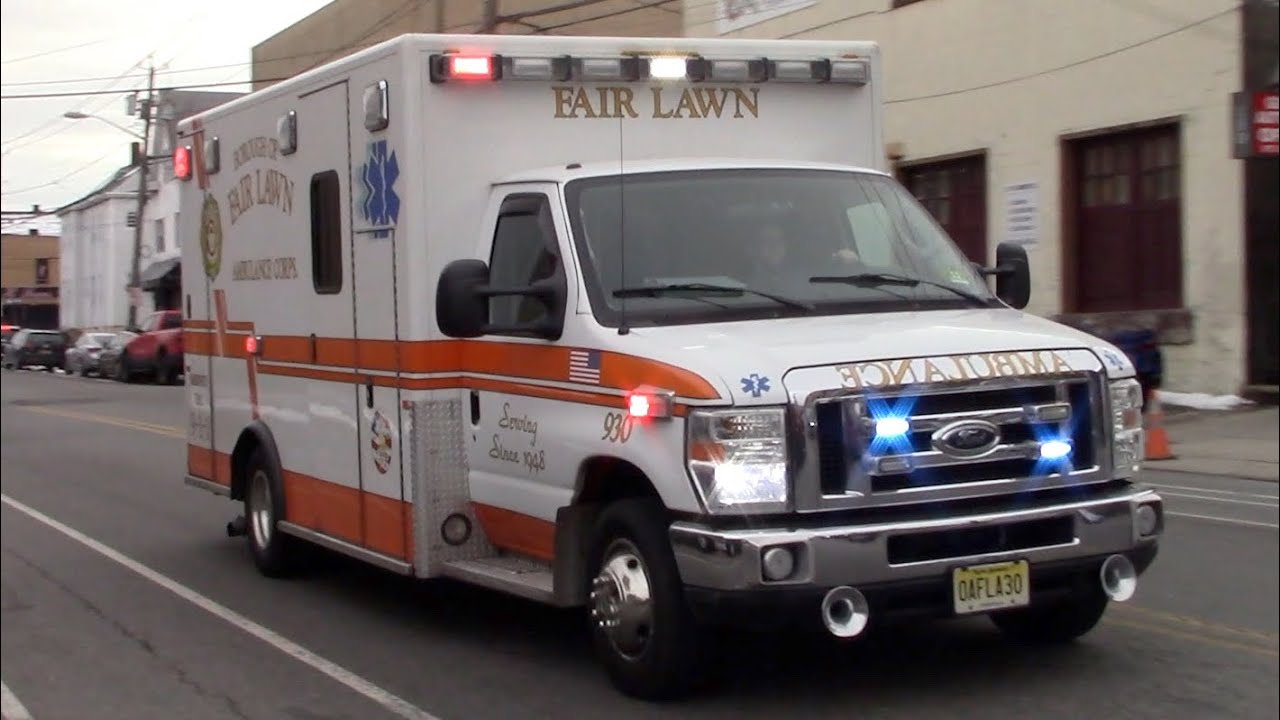 Fair Lawn EMS Ambulance 930 Responding 3-1-23 - YouTube