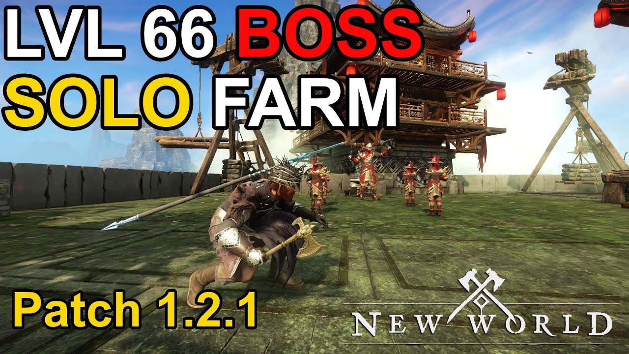 New World: Solo lvl 66 Boss Farm! (Imperial Palace) - YouTube