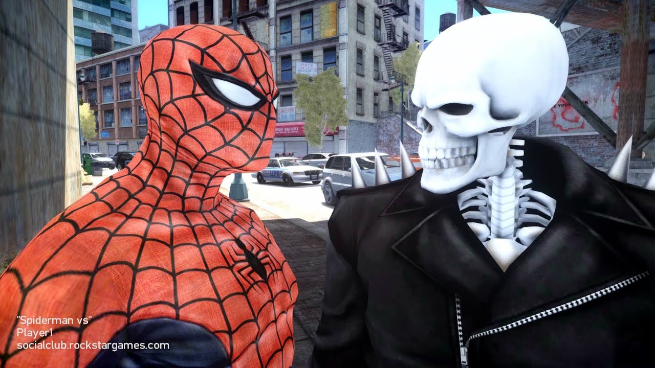 Spiderman vs Ghost Rider - Spider man - YouTube