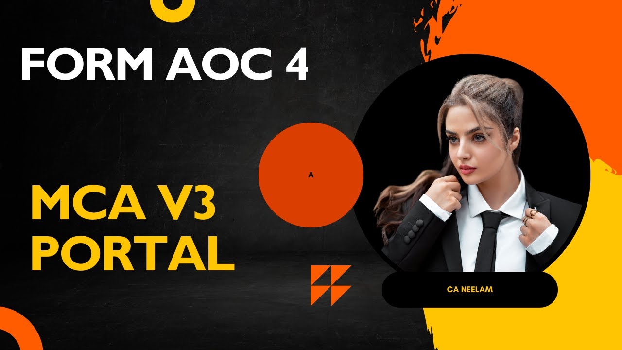 FORM AOC 4 MCA V 3 PORTAL FILING LIVE and REQUIREMENTS - YouTube