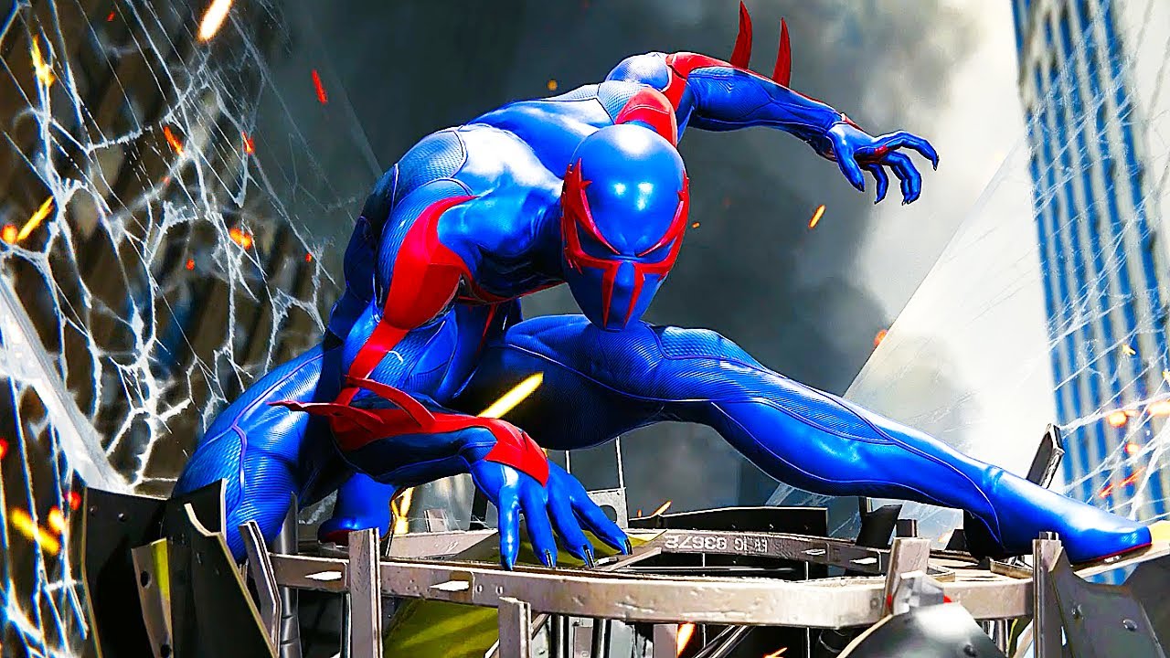 The Amazing Spider-Man Helicopter Chase Fight Scene 4K ULTRA HD - YouTube