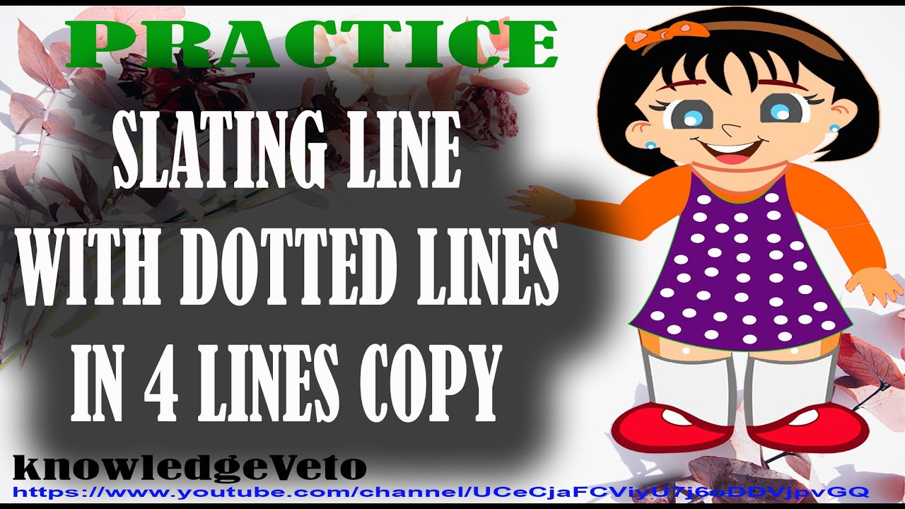 PRE-NURSERY LESSON -6, PART-2 SLANTING LINE (Video 21) - YouTube
