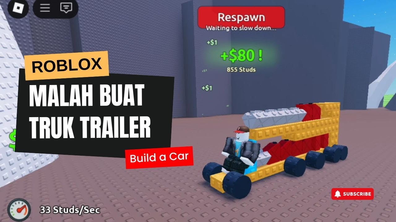 MALAH BUAT TRUK TRAILER | ROBLOX Build a Car - YouTube