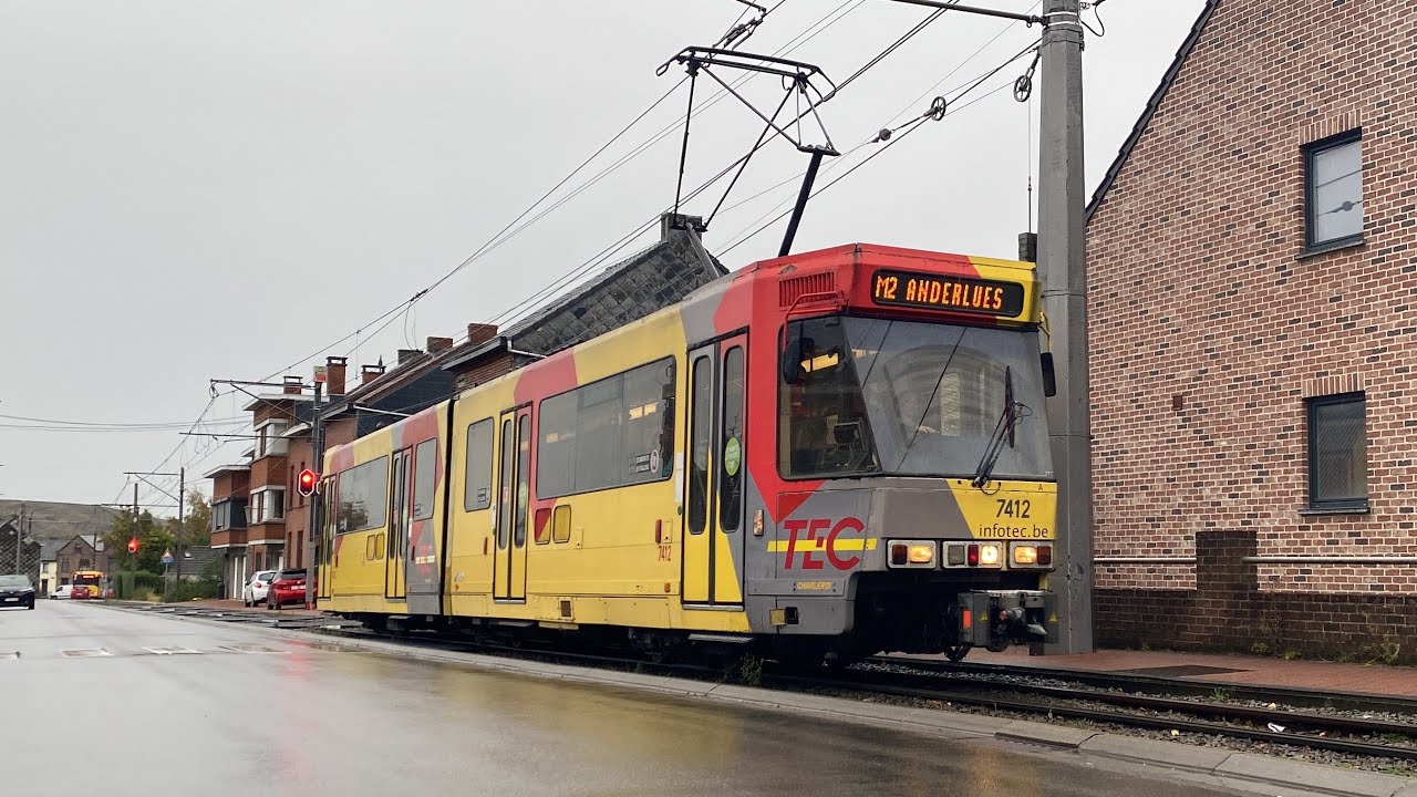 BN ACEC trams in Charleroi! - YouTube