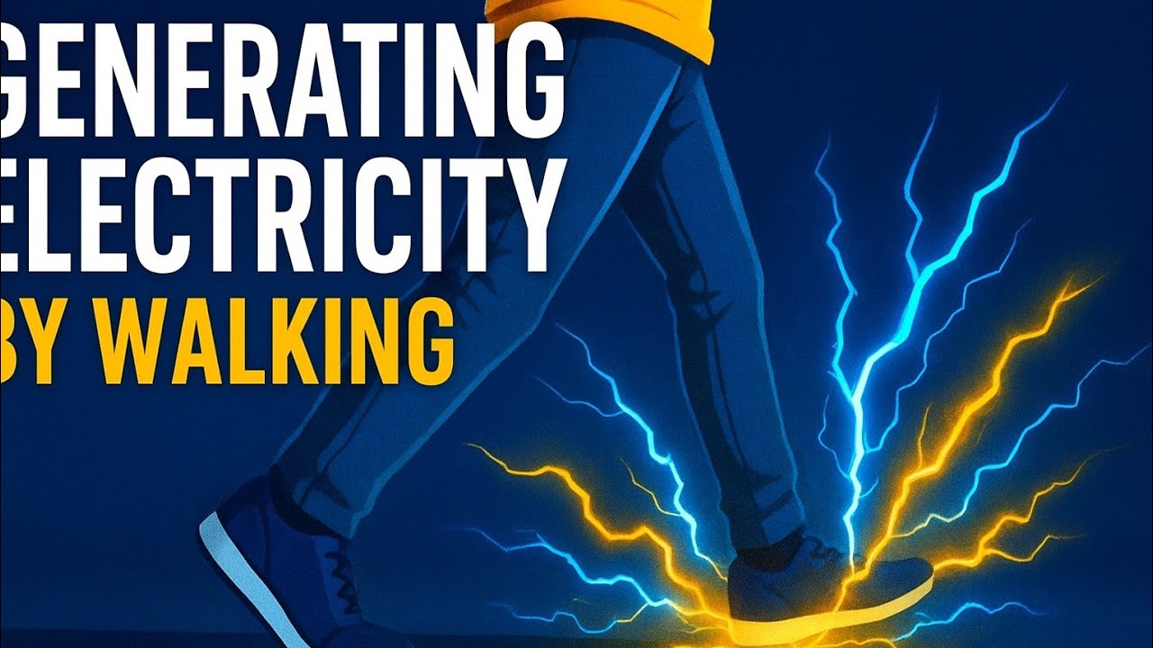 ⚡ How Walking Generates Electricity | Innovative Foot-Powered Energy by ...