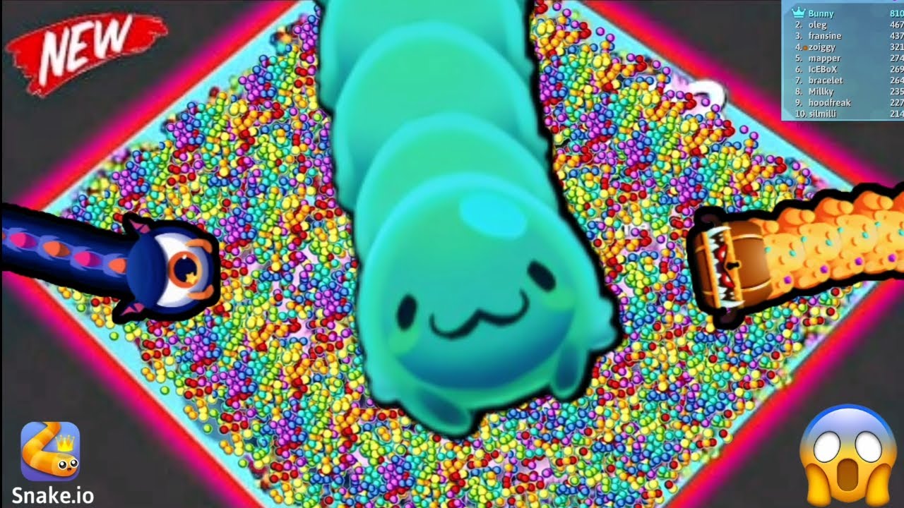 Snake.Io Slim Snake Collecting Rare Delicious Score? Best Snake io ...