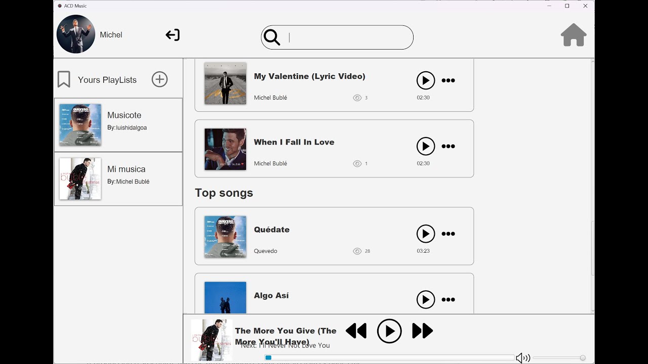 Music App trailer with JavaFX (Java) - YouTube