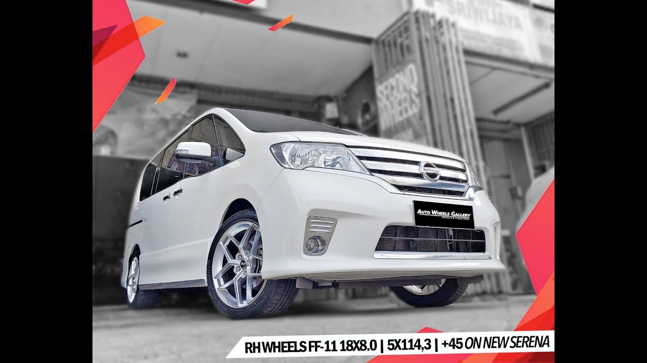 Modifikasi Nissan Serena HWS FF-11 18" By JF LUXURY at Auto Wheels ...