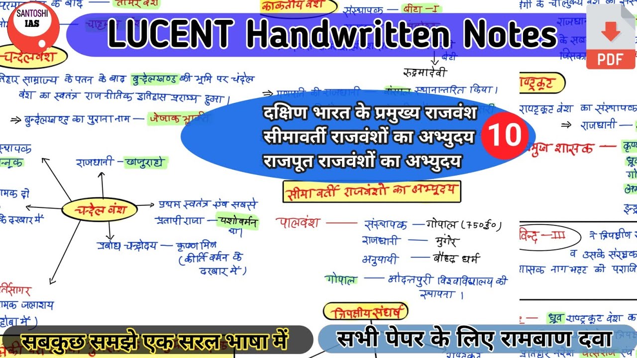 LUCENT COMPLETE ANCIENT HISTORY HANDWRITTEN NOTES || FREE PDF DOWNLOAD ...