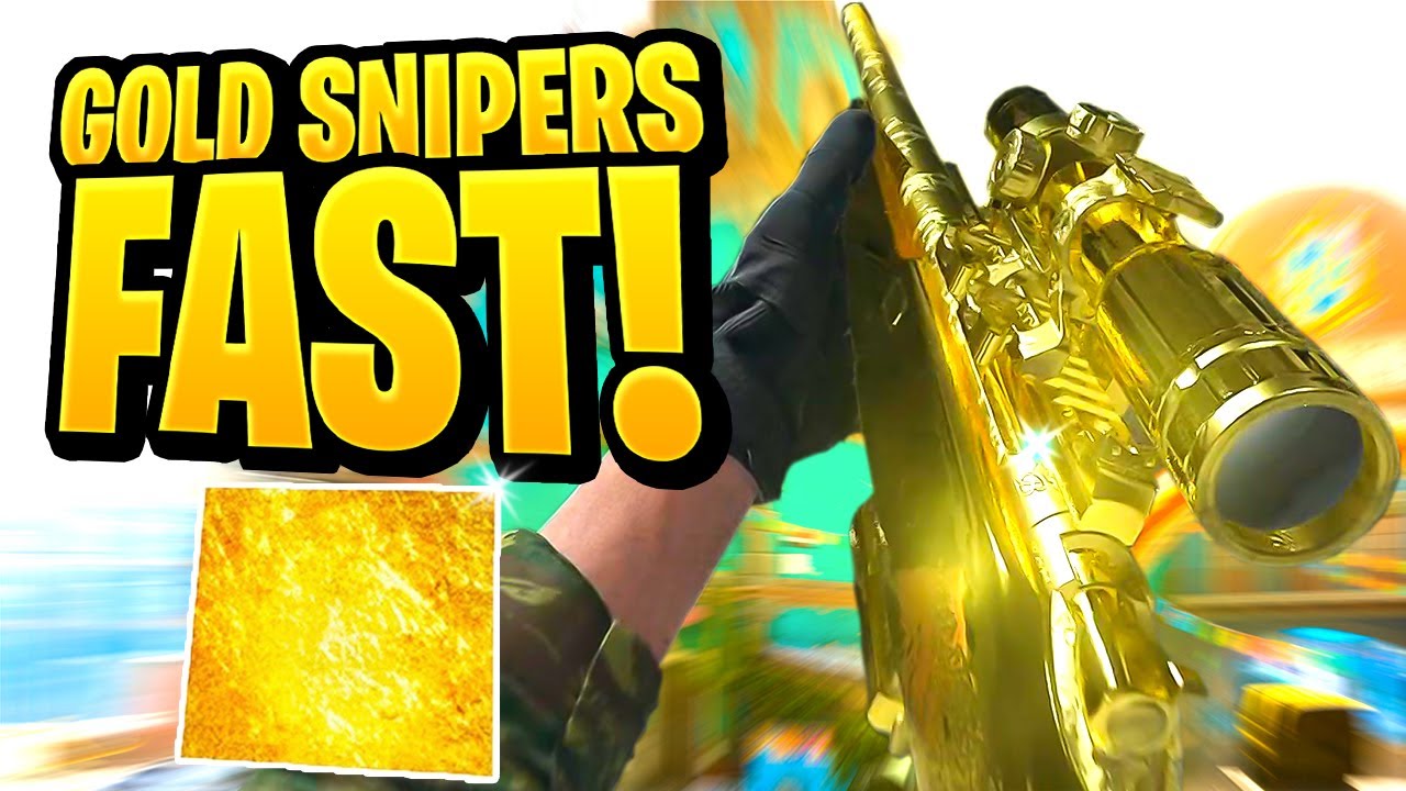 The BEST WAYS to Unlock GOLD CAMO Snipers FAST in Call of Duty: Modern ...
