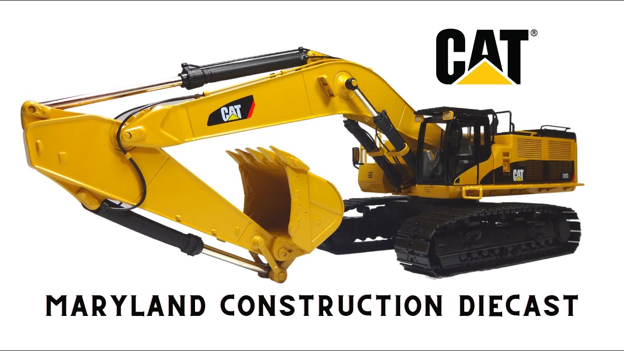 1:48 CCM Caterpillar 385CL Excavator Trackhoe Diecast Scale Model - YouTube
