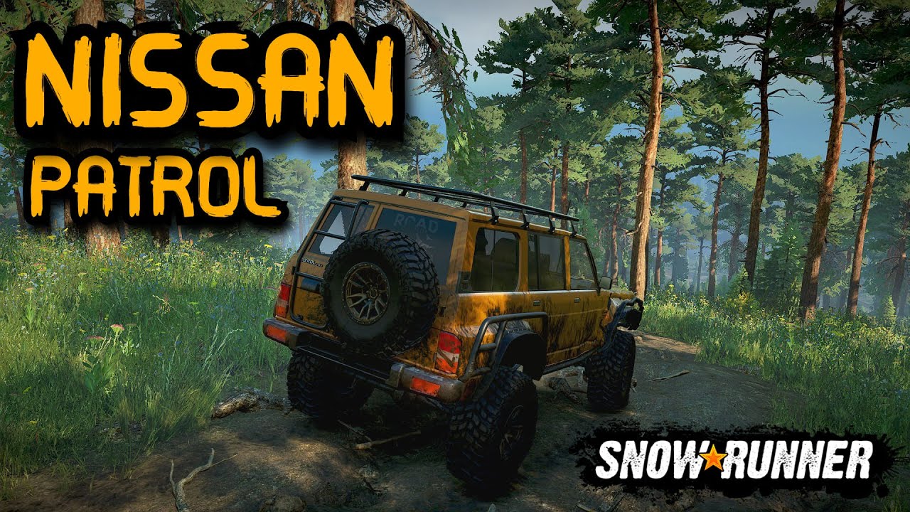 NİSSAN PATROL 4X4 İLE DAĞLARA TAŞLARA TIRMANIYORUZ !! SNOWRUNNER - YouTube