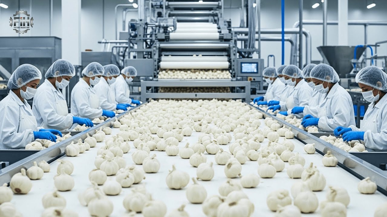 Inside the Largest US Factory: From Raw Garlic to Premium Powder (Full ...
