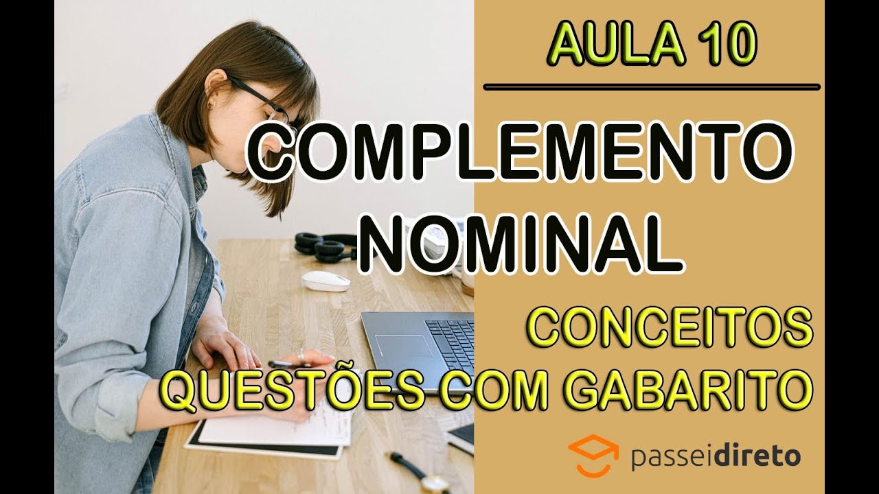 Complemento Nominal Exercicios Com Gabarito - RETOEDU