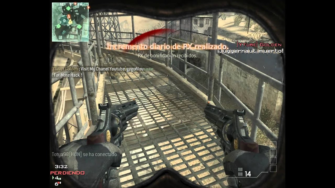 Un hacker en el mw3 para pc - YouTube