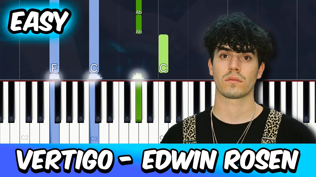 Vertigo - Edwin Rosen | EASY Piano Tutorial - YouTube
