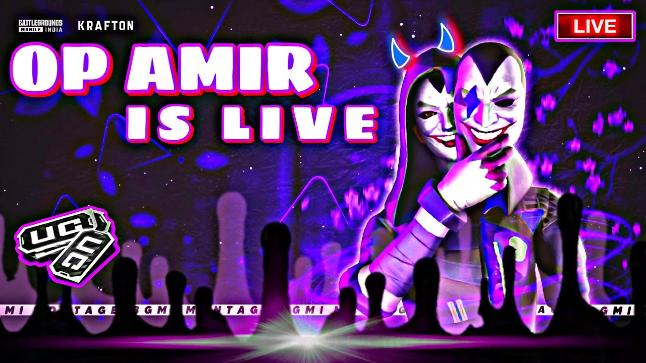 Live Fun Gameplay Rankpush With | OP AMIR GAMING | PUBG Live Stream ...