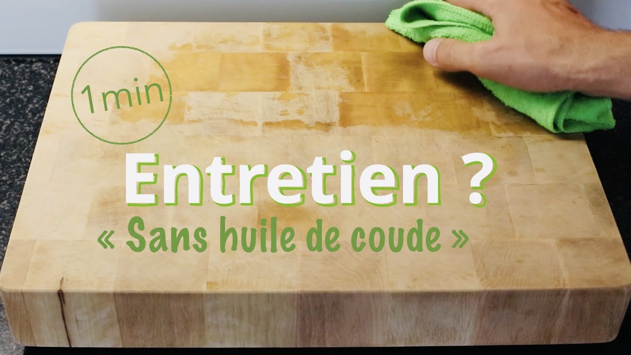 Nettoyer Une Planche à Découper En Bois