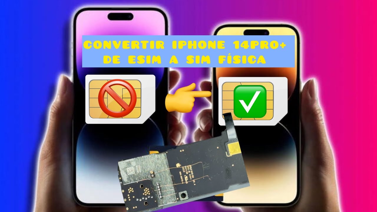 Convertir Iphone 14pro+ SIM VIRTUAL A SIM FÍSICA - YouTube