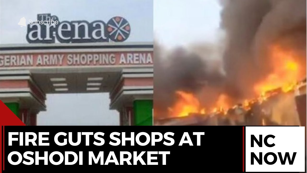 Lagos Market Fire: Shops Burn at Arena Market in Oshodi - YouTube