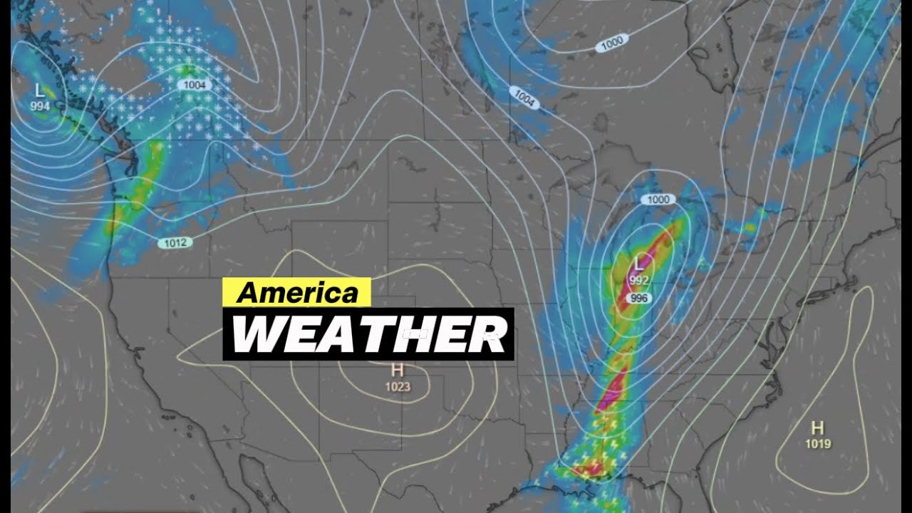 American Weather | ECMWF Model Precipitation October 23, 2025 l Rain ...