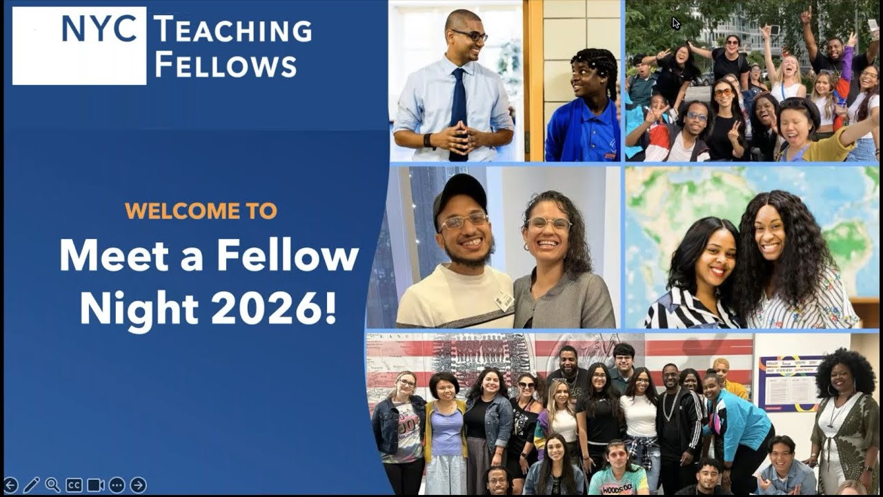 Meet a Fellow: Inside the NYC Teaching Fellows Experience - YouTube