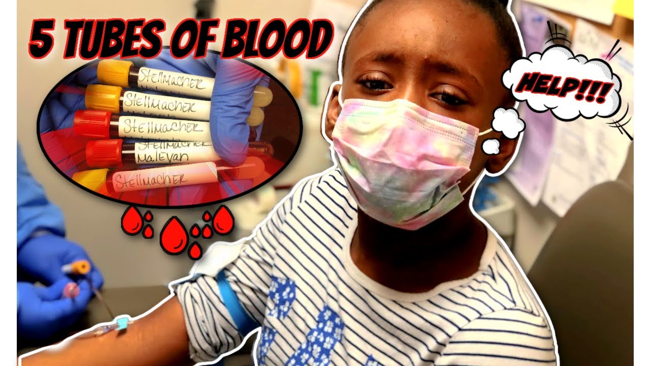 Maleyah Gives 5 Tubes Of Blood 🩸😖 | Doctor Visit | Macher Gang # ...
