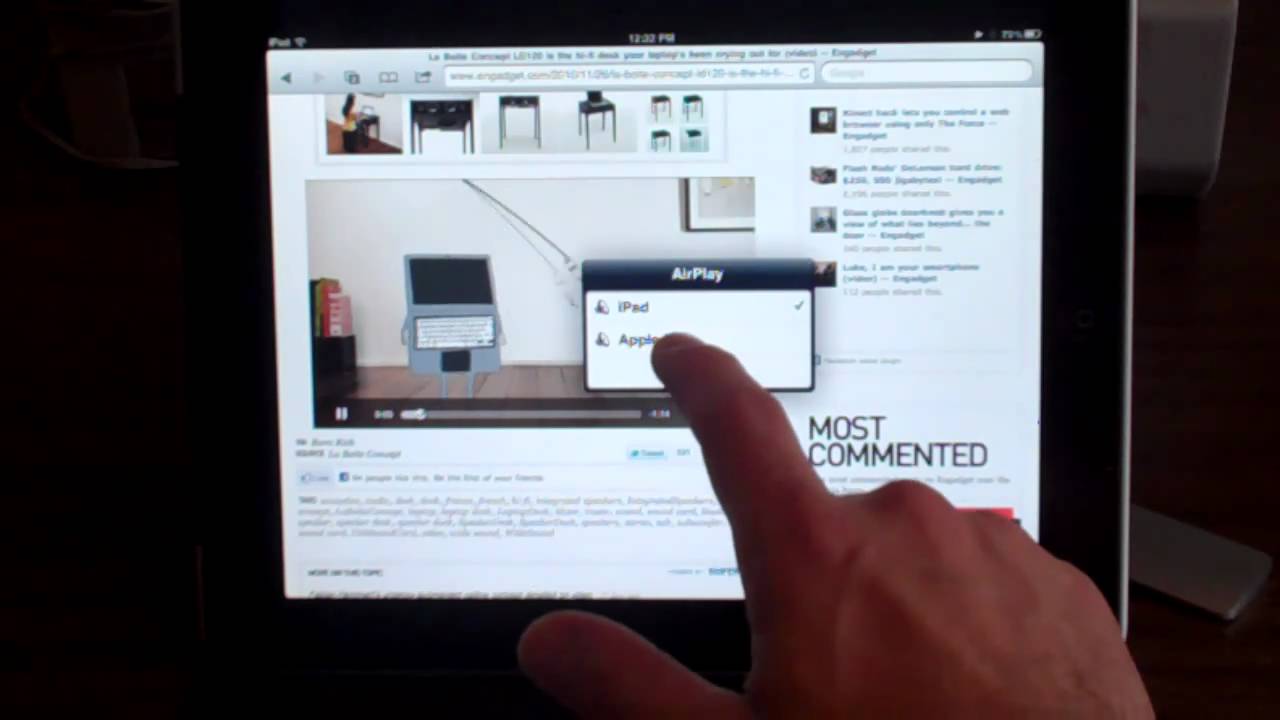 Apples iPad AirPlay Feature and its Safari Limitations (Today in iPad ...